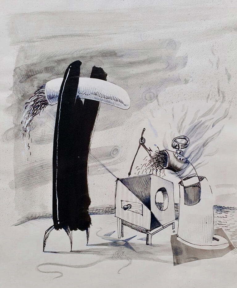 Magnus Irvin: Drawings, prints, animated cardboard works | England & Co ...